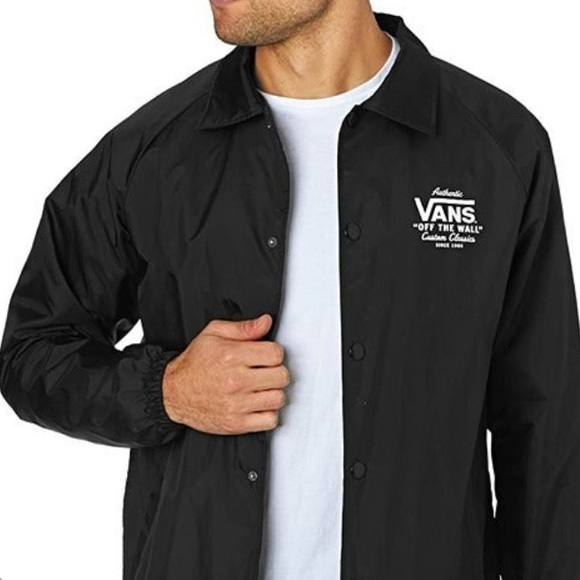 Vans | Jackets & Coats | Vans Logo Nylon Skate Coach Jacket | Poshmark
